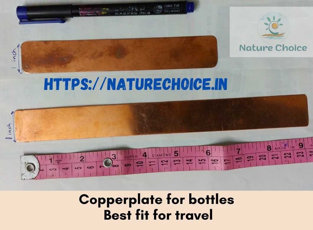 Structured water and Purification Pure Copper Plate for Bottles & Travel